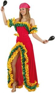 Déguisement danseuse rumba : Déguisement rumba pas cher - Costume carnaval