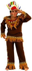 Déguisement apache homme : Costume indien pas cher - Soirée costumée