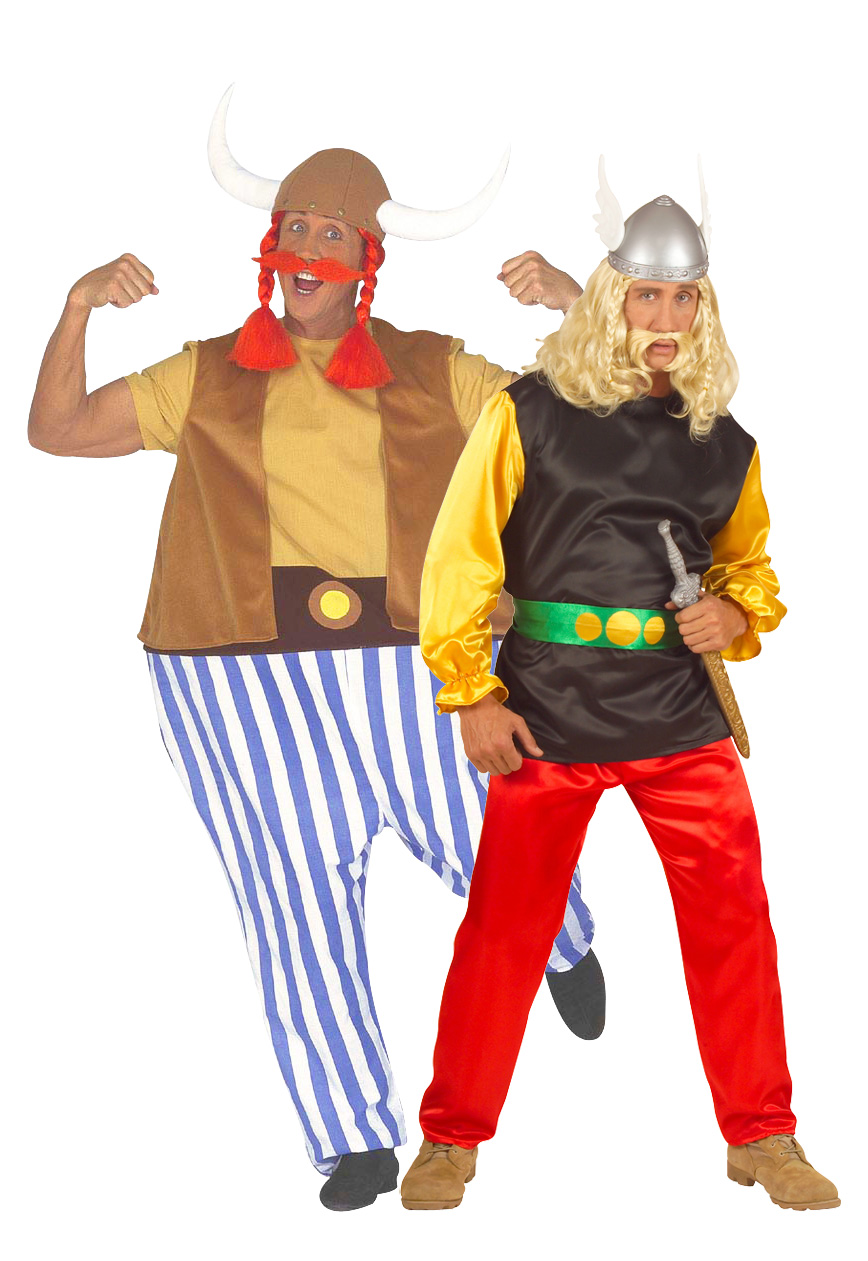 Déguisement couple Astérix et Obélix : Costume Astérix et Obélix adulte ...