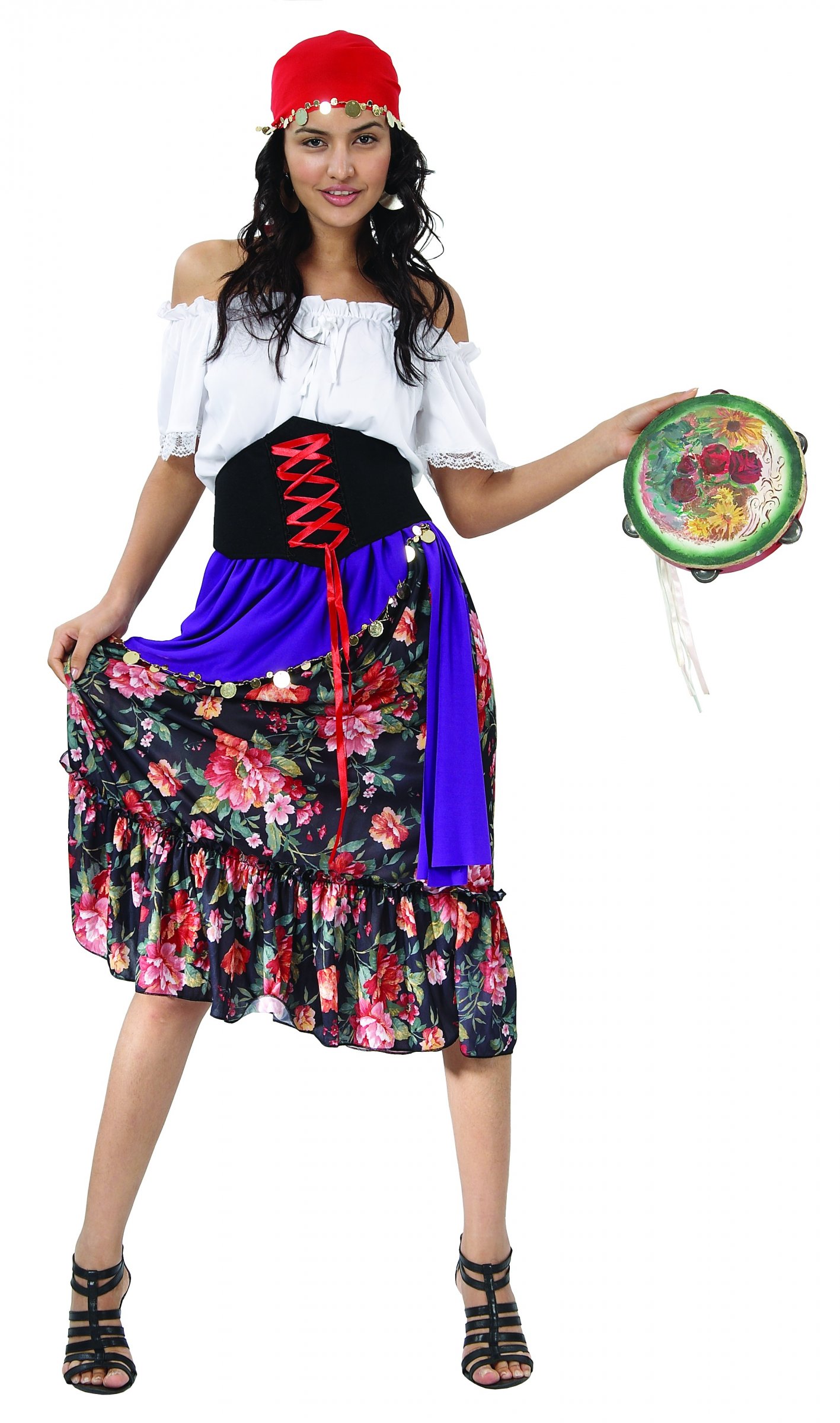 Déguisement gitane femme - Costume bohémienne pas cher - Soirée déguisée