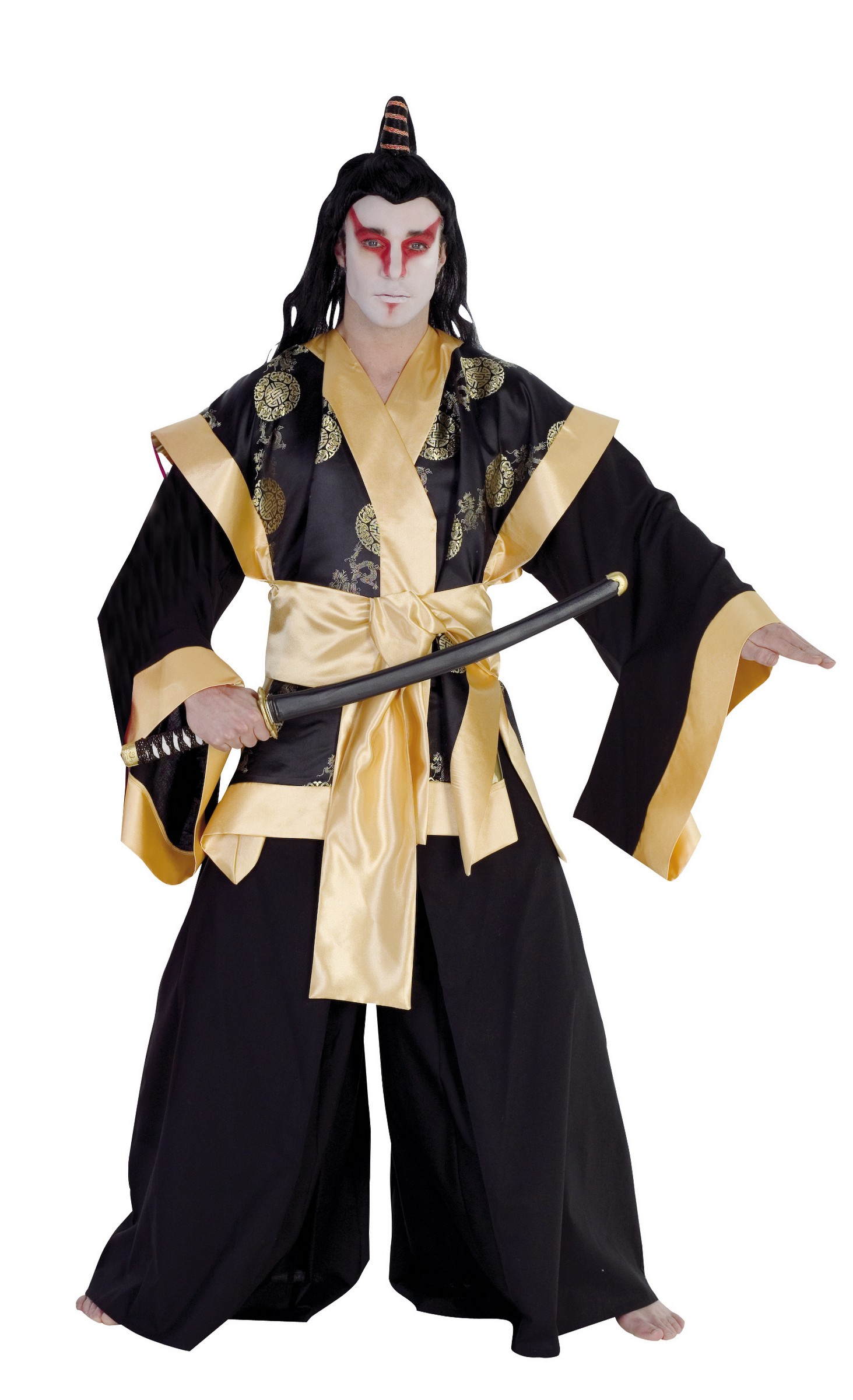 Déguisement samourai homme : Costume asiatique adulte - Soirée à thème