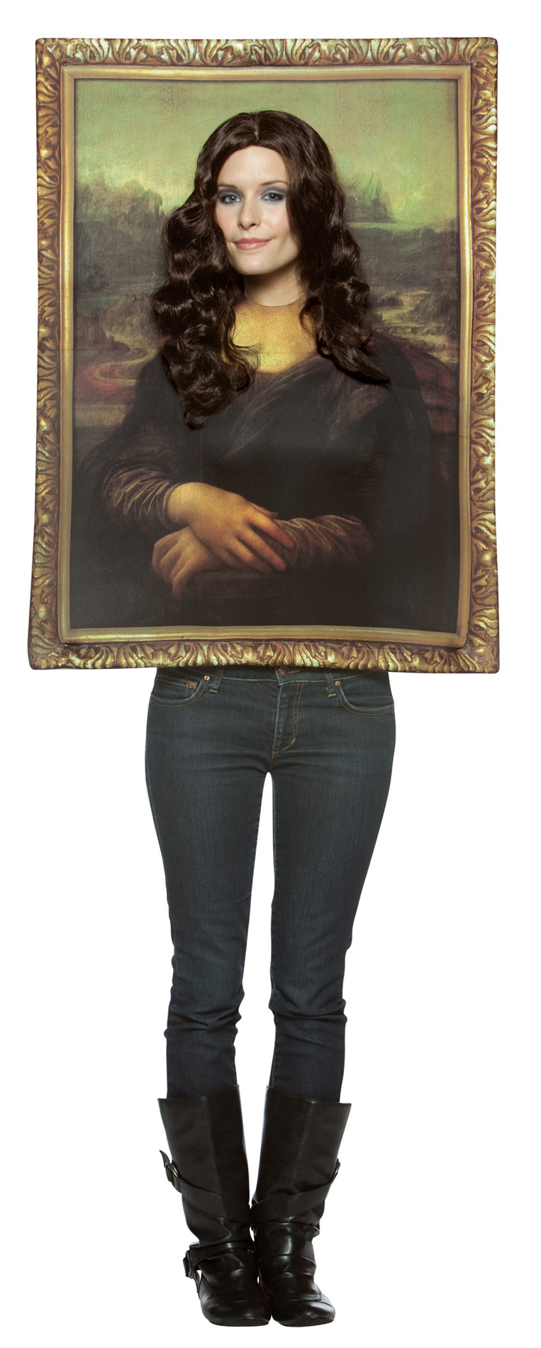 Déguisement tableau La Joconde : Costume Mona Lisa - Déguisement ...
