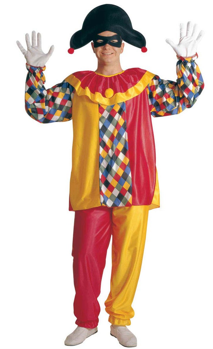 Déguisement arlequin adulte : Costume Commedia dell'arte pas cher
