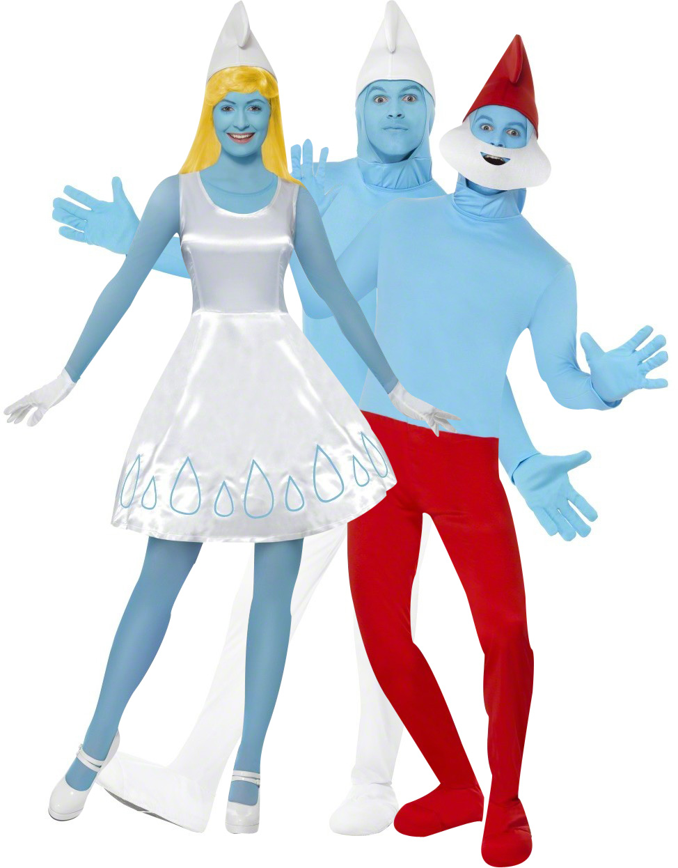 Déguisement pour groupe Les Schtroumpfs™ : Costume trio original et pas ...