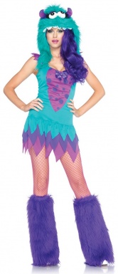 Déguisement monstre rigolo : Costume original pas cher pour femme